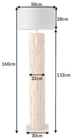 Designová stojanová lampa Nash šedá