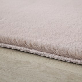 Ayyildiz, Kusový koberec Pouffy 5100 Beige, 140x200, béžová, obývací pokoj