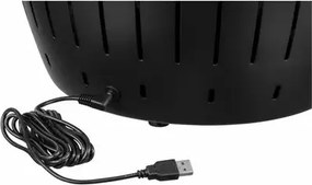 LotusGrill G34 U černá / Gril na dřevěné uhlí / Průměr roštu 32 cm
