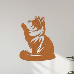 dřevo života Dřevěný obraz Ragdoll Zvolte rozměr (cm): 48x60, Zvolte barvu dekoru: Třešeň