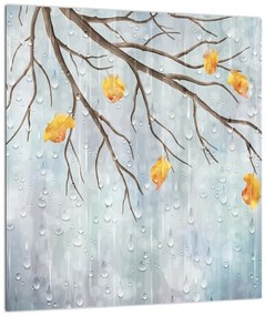 Obraz - Deštivý podzim (30x30 cm)