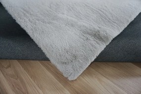 BE Koberec Cozy 1453 GREY - šedý obdélníkový Rozměr: 40x60 cm