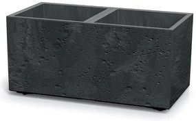 Květináč prosperplast sierra case beton effect 77 cm černý beton