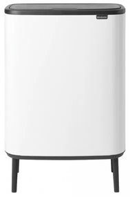 Brabantia BO TOUCH BIN HI Dotykový odpadkový koš 2x30 l - bílá