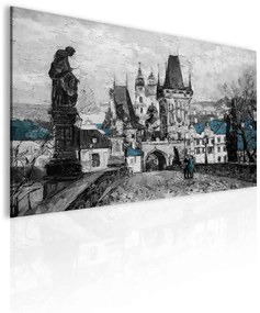 Malvis ® Obraz - Reprodukce Praha Karlův most III Velikost (šířka x výška): 110x75 cm