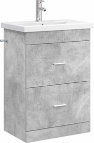 Sada koupelnového nábytku Betonově šedá 61 x 40 x 84,5 cm 3404369