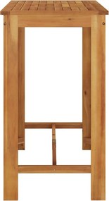 Zahradní barový stůl 120 x 60 x 105 cm masivní akáciové dřevo 319701