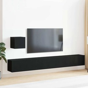 Sestava TV skříněk 4 ks Černý dub Kompozitní dřevo 3333061