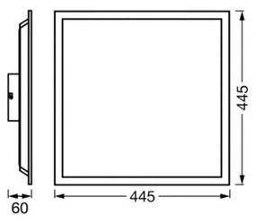 LEDVANCE SMART+ WiFi Planon Magic LED RGBW 45x45cm