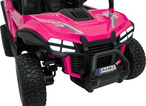 Ramiz Elektrická bugina Gravity pro děti růžová + pohon 4x4 + dálkové ovládání