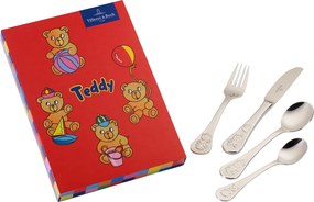 Villeroy&Boch Villeroy & Boch Teddy dětský příbor, 4 ks, 21,5 × 15 × 2,5 cm