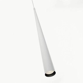 Štíhlé závěsné svítidlo LED Micro S50, bílé