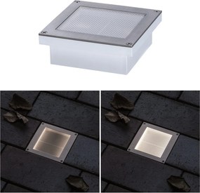 P 94336 Venkovní zemní svítidlo Brick 100 x 100 x 38 mm IP67 0,8W kov/ocel pohybové čidlo - PAULMANN