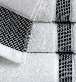 Detexpol Bavlněný ručník Carlo bílý  2 rozměry Rozměr: 50x90cm