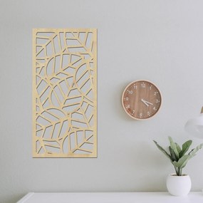 dřevo života Dřevěný dekorační panel LEAF II Zvolte rozměr (cm): 40x80, Zvolte barvu dekoru: Javor