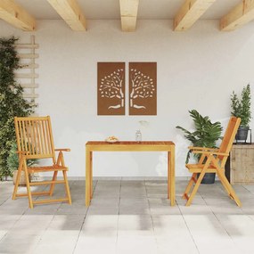 3dílný zahradní jídelní set masivní akáciové dřevo 3295254