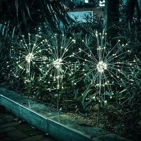 Zahradní dekorační solární lampa pampeliška Gardlov 25477, sada 2ks