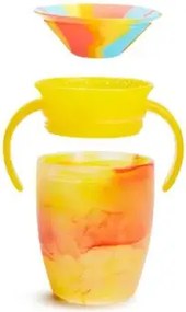 Munchkin Miracle 360° Tie Dye Cup Tropical 207 ml 6m+ 2 ks, žlutá a mo