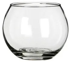 Skleněná váza boule, průměr 13cm