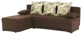Tempo Kondela Sedací souprava POLARIS NEW - ALTARA HNEDA/VZOR