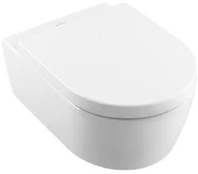 Villeroy & Boch Avento - Závěsné WC se sedátkem SoftClosing, DirectFlush, CeramicPlus, Stone White 5656HRRW