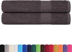 Ručníky FROGN 2 ks antracitové 100x200 cm 360 g/m² 136697