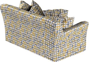 Potah na pohovku IKEA  Tomelilla 2-místná nerozkládací barva modrá látka pletený vzor, vzorované