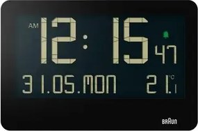 Braun BC14 černá / Digitální budík / LCD / DCF (Rádiem řízené) / 1x AA