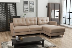 Casarredo - Komfort nábytek Rohová sedací souprava BEATY rozkládací s úložným prostorem, Falkone 3