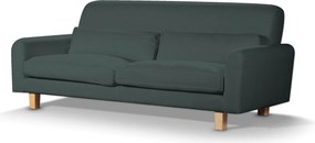 Potah na pohovku IKEA Nikkala krátký barva zelená látka sametová