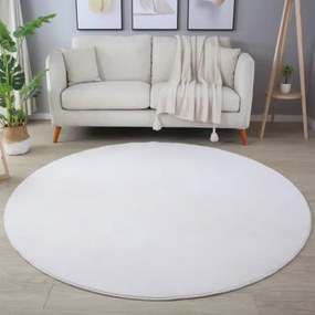 Kusový koberec kruh Sky 5400 cream Kruh 120 cm průměr