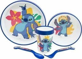 STOR Dětská jídelní sada 5v1 Stitch