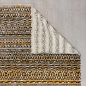 Flair Rugs, Kusový koberec Santiago Camino Yellow, 120x160, žlutá, ložnice