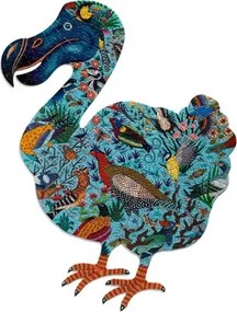 DJECO Obrysové puzzle Pták Dodo / 350 dílků / 62 × 46 cm