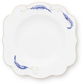 Pip Studio Royal Yerseke hluboký talíř Ø23,5cm, bílo-modrá