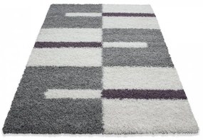 Kusový koberec Gala shaggy 2505 lila 140 x 200 cm
