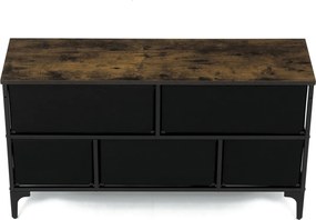 Retro komoda LINEA - old wood / MDF