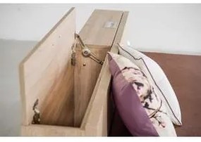 AHORN Dvoulůžková postel Tropea s úložným boxem za hlavou ROZMĚR: 160 x 200 cm