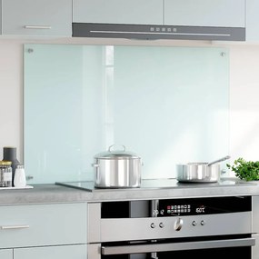 Kuchyňský panel mléčný 100 x 60 cm tvrzené sklo 249462