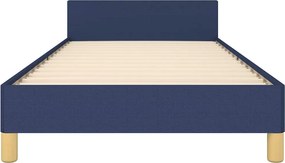 Rám postele bez matrací modrá 90x190 cm textil 3125023