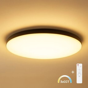 Stropní LED svítidlo Siena, 1x LED 80w, 3000-6000k, 3CCT, b, s ovladačem