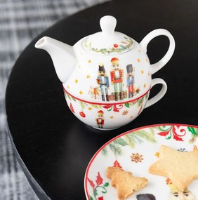 Tea for One s Louskáčky Chris Nutc v dárkové krabičce - 16*14*13 cm / 420 ml