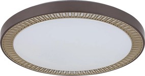Rabalux Hnědé stropní LED svítidlo Matea 500mm 40W CCT s DO 3000