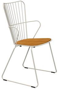 OnaDnes -20% Bílá kovová zahradní židle HOUE Paon