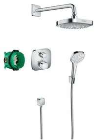 Hansgrohe Croma Select E Sprchový systém pod omítku s termostatem Ecostat E 27294000