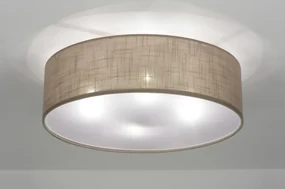 Stropní designové béžové svítidlo Kissingen Taupe