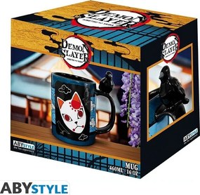 Hrnek 3D Demon Slayer - Tanjiro 460 ml Vícebarevná
