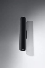 Nástěnné svítidlo SOLLUX Lagos 2 GU10 2x40W bez zdroje SL.0330 černá