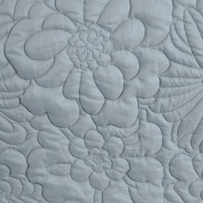 PŘEHOZ NA POSTEL ALARA4 200X220 CM SVĚTLE MODRÝ