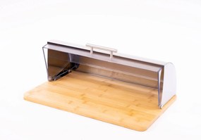 Chlebník s transparentním víkem, 40 x 29 x 16 cm